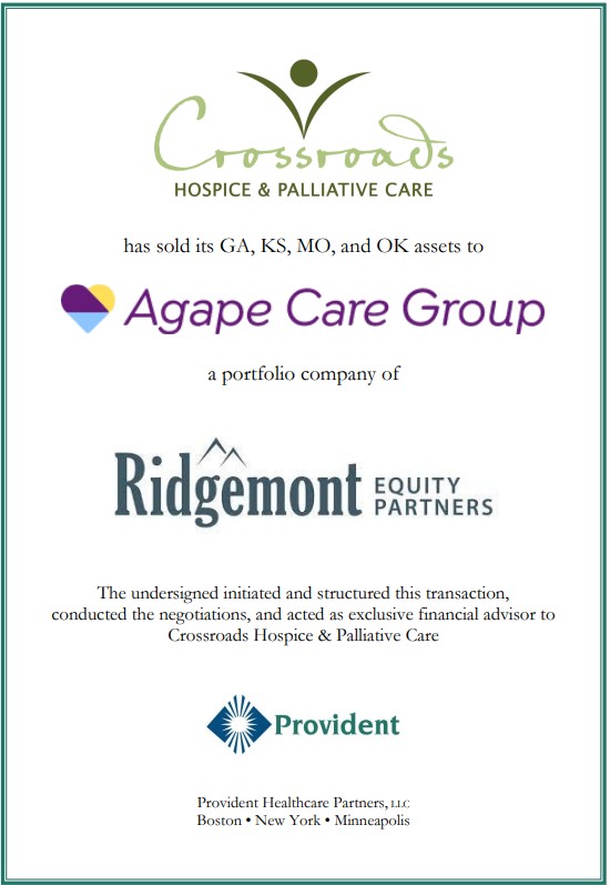 Crossroads Hospice & Palliative Care - Provident Healthcare Partners