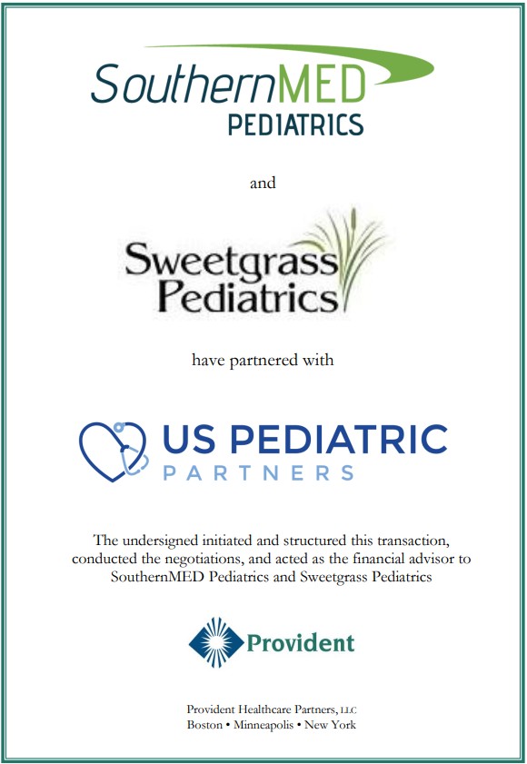 SouthernMED Pediatrics and Sweetgrass Pediatrics - Provident Healthcare ...